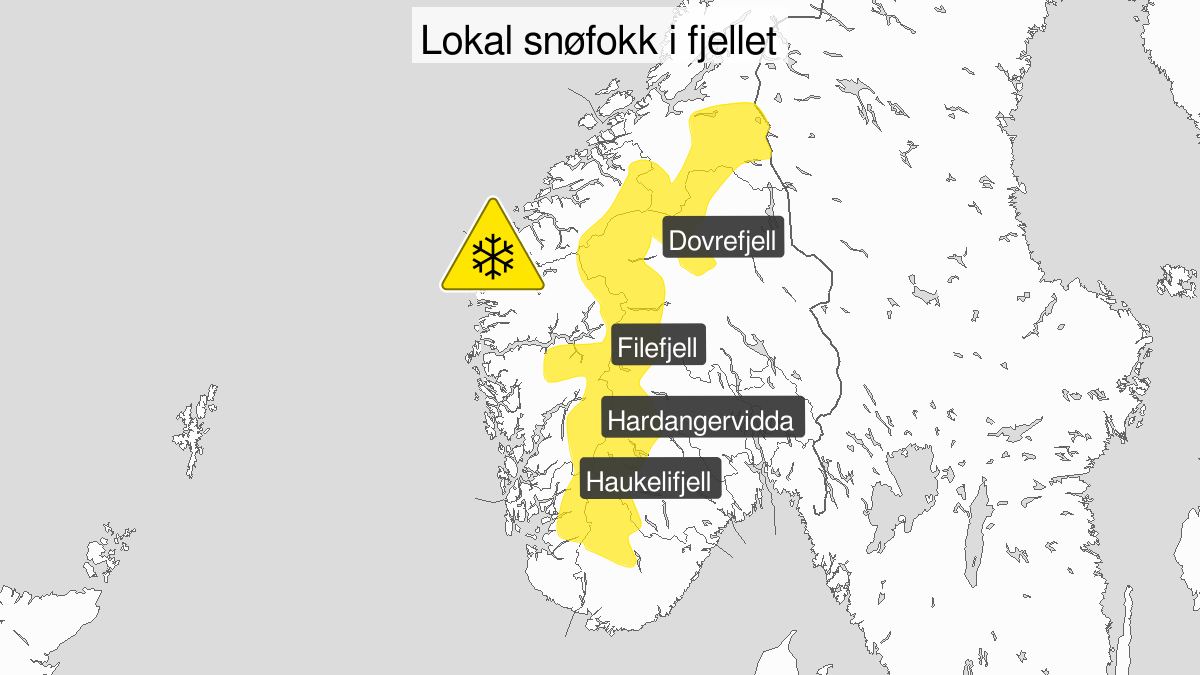 Yr - Spongvatnet - Været time for time
