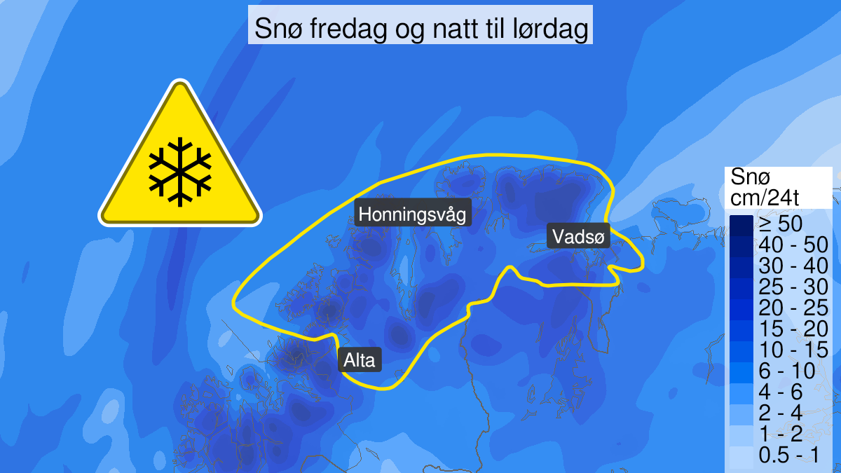 Yr - Weather warnings in Norway