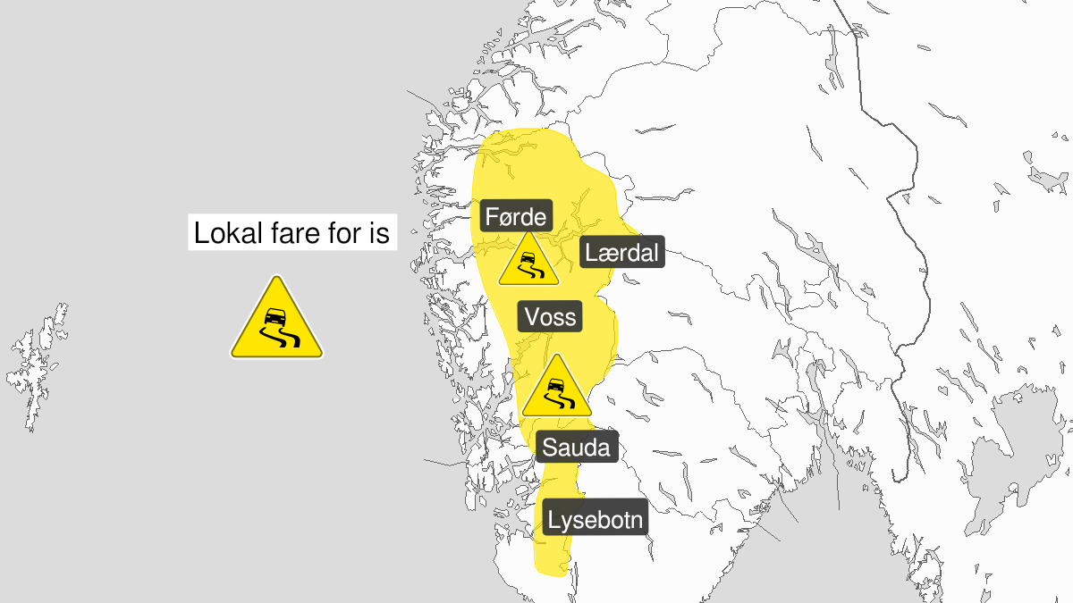 Yr - Weather warnings in Norway