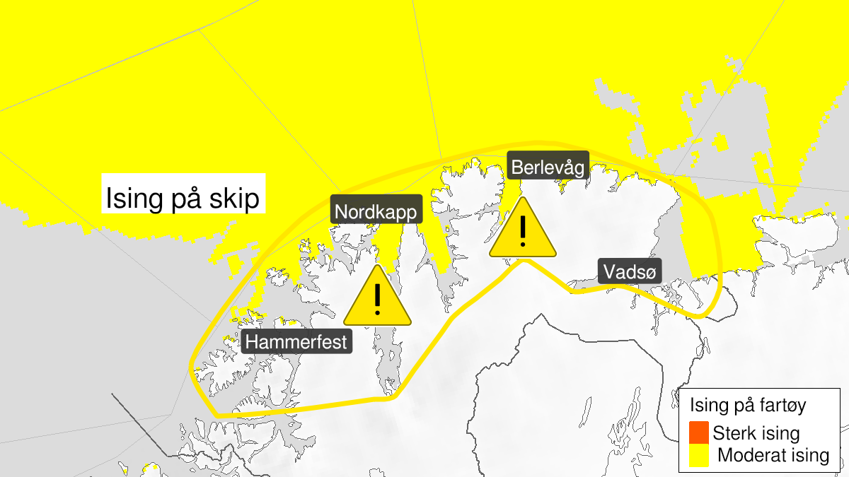 Yr - Måsøy - Været time for time